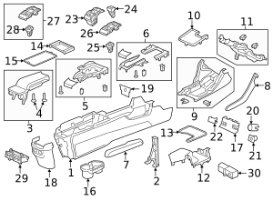 35573-TBA-A01 - Garnish - 2016-2020 Honda Civic | Genuine Honda Parts