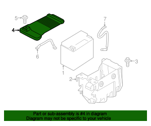 2016-2019 Volvo Battery Cover 31479622 | TascaParts.com