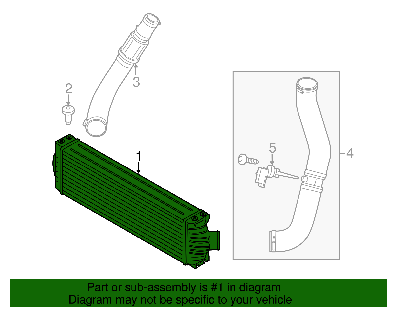 2015-2024 Ford Inter-Cooler CK4Z-6K775-G | OEM Parts Online
