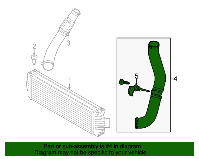 CK4Z-6C640-D - Air Hose 2015-2019 Ford | Ford OEM Parts Direct