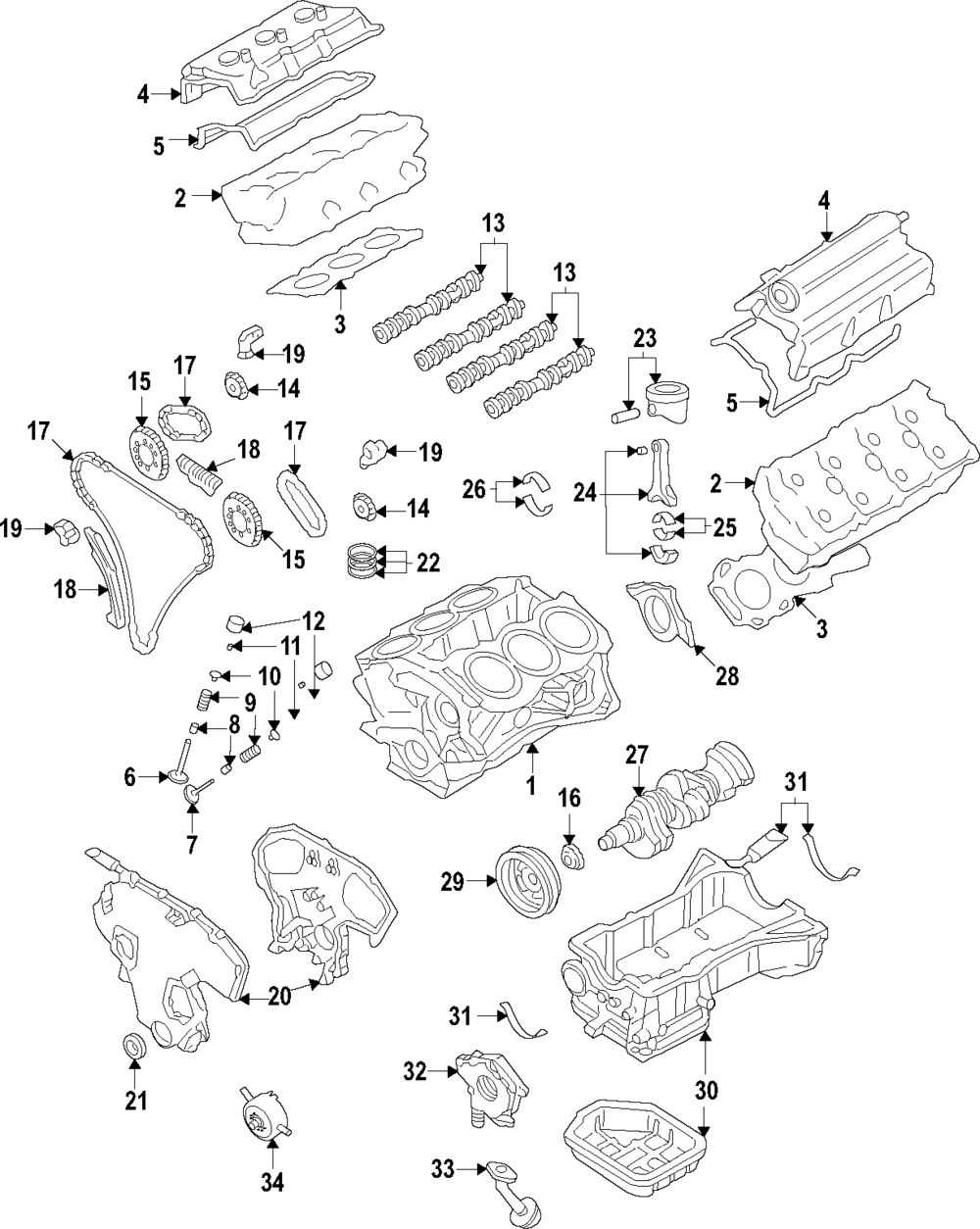 2007-2024 Nissan Engine Timing Chain Tensioner 13070-9N00A | TascaParts.com