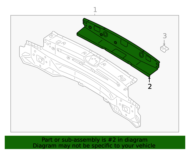 2022-2024 Mitsubishi Outer Panel 5257B085 | Mitsubishi Parts Warehouse
