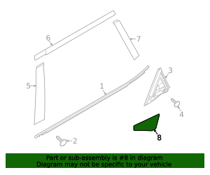 87549-K0000 - Stone Guard 2020-2025 Kia Soul | Kia.Parts Store