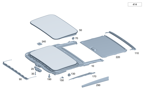 Sliding/Tilting Roof for 2018 Mercedes-Benz C 300 | Mercedes-Benz USA Parts