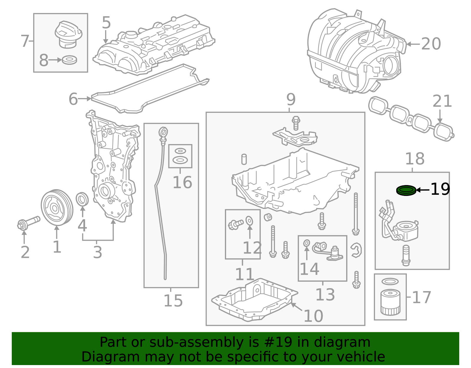 25202978 - Oil Cooler Seal 2013-2023 GM | AutoNation Parts