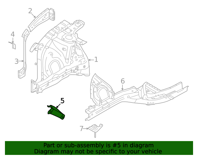 2022-2024 Hyundai Santa Cruz Lower Panel Bracket 64577-K5000 | QuirkParts