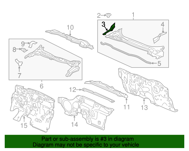 74221-T7W-A00 - Cover, R Front Fender - 2016-2018 Honda HR-V | Genuine ...