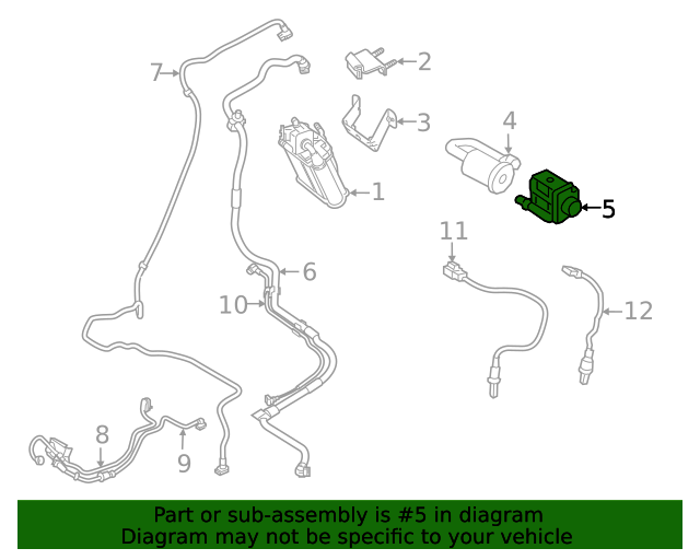 2016-2024 Volvo Leak Detect Pump 32363457 | OEM Parts Online