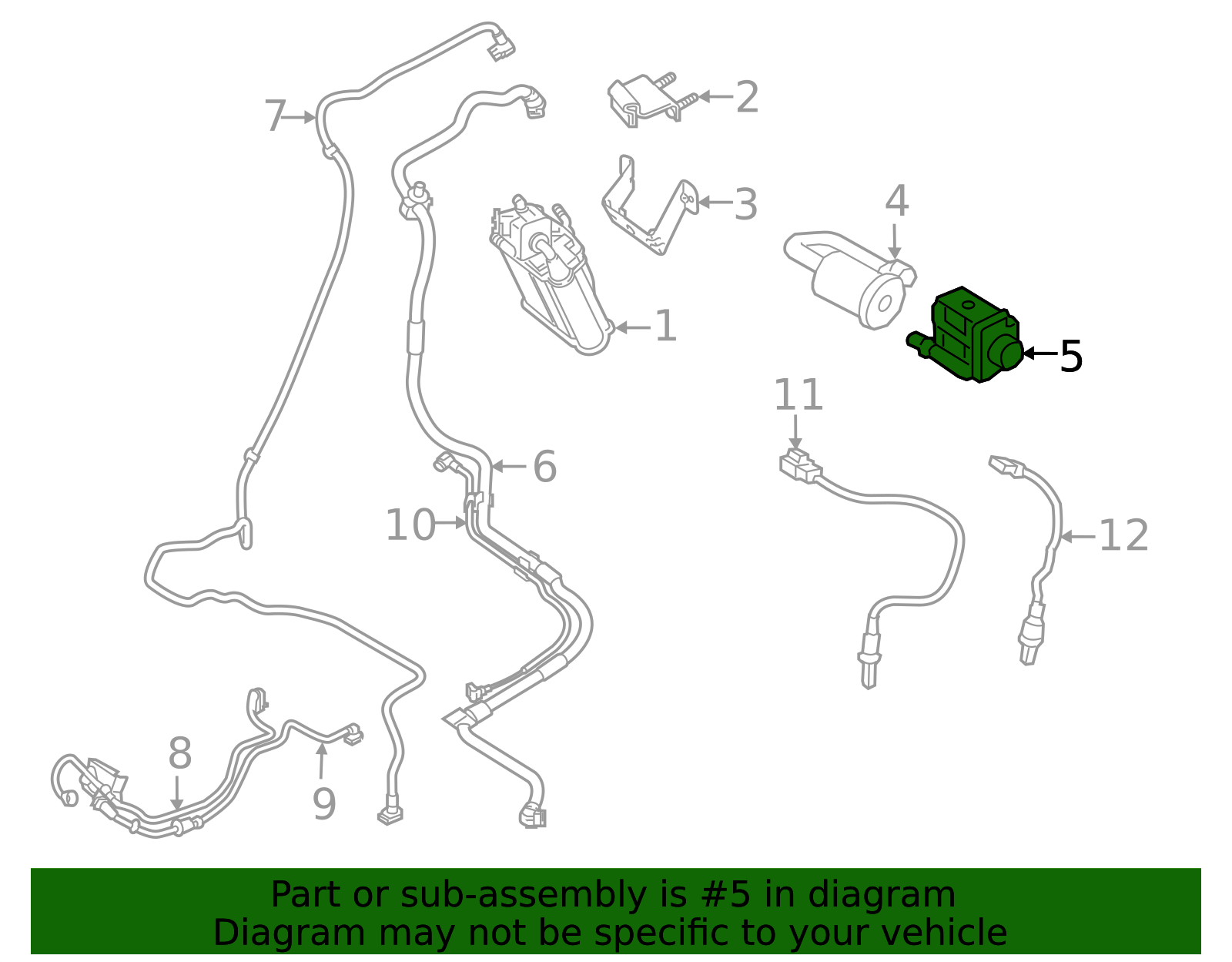 2016-2025 Volvo Leak Detect Pump 32363457 | Genuine Volvo Replacement Parts