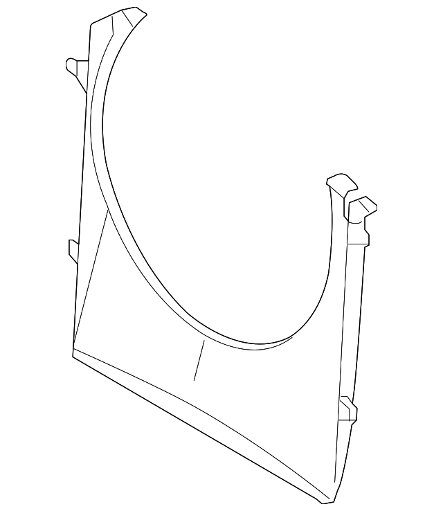 Genuine Fan Shroud for 2005-2013 Land Rover | Land Rover Part# LR030052 ...