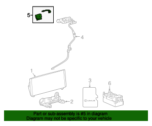 2014-2018 Lexus Navigation Microphone 86730-53070 | OEM Parts Online