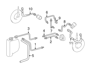 202-997-09-82 - Hose 1994-1995 Mercedes-Benz | Mercedes-Benz USA Parts