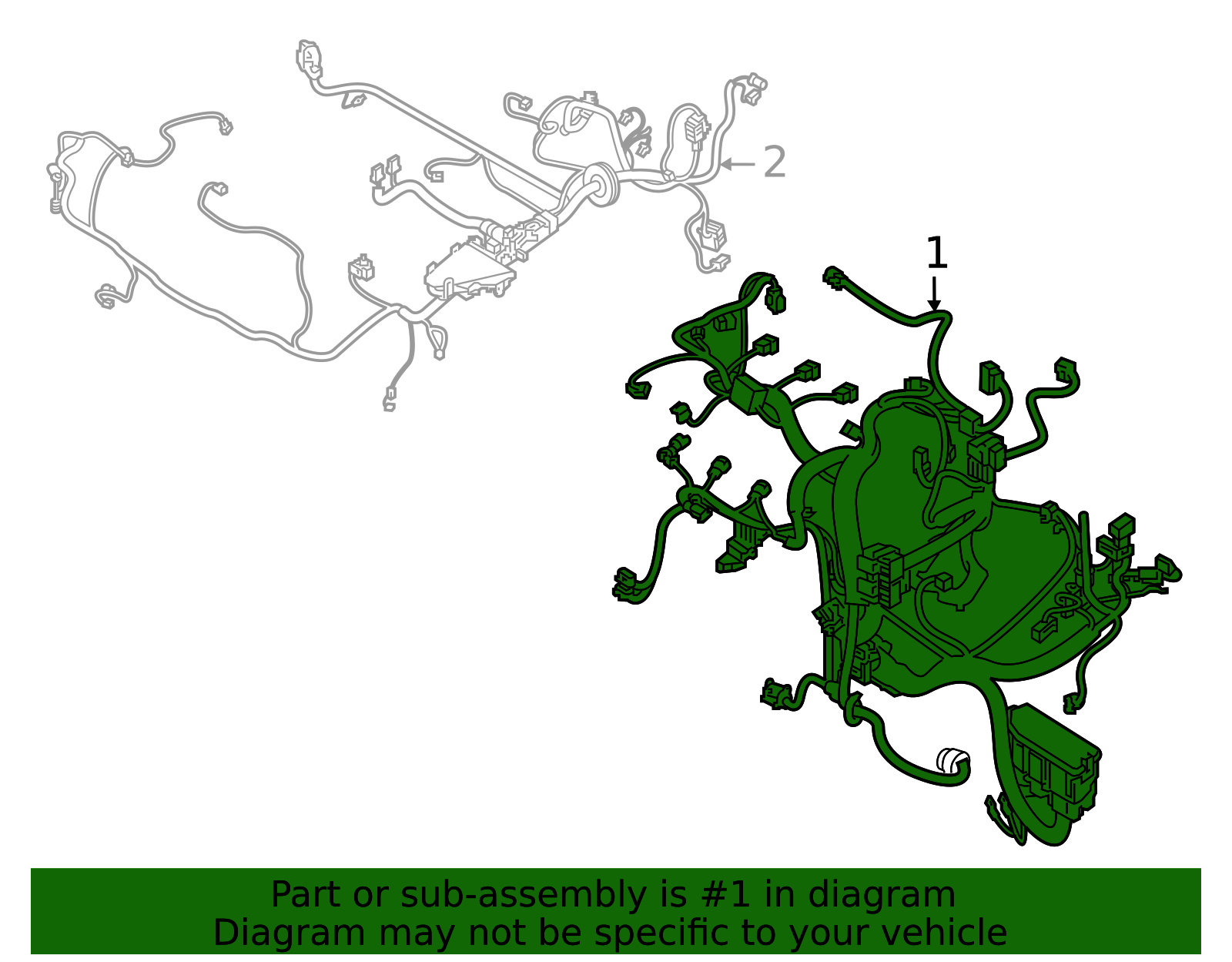 2020-2021 Nissan Sentra Engine Harness 24011-6LB0A | Sullivan Brothers ...