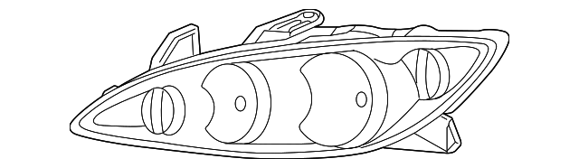 2005-2006 Toyota Camry Headlamp Assembly - PASSENGER SIDE 81130-33550 ...