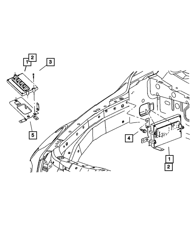 2005 Dodge Durango Powertrain Control Module R6028983AC | Mopar Estores