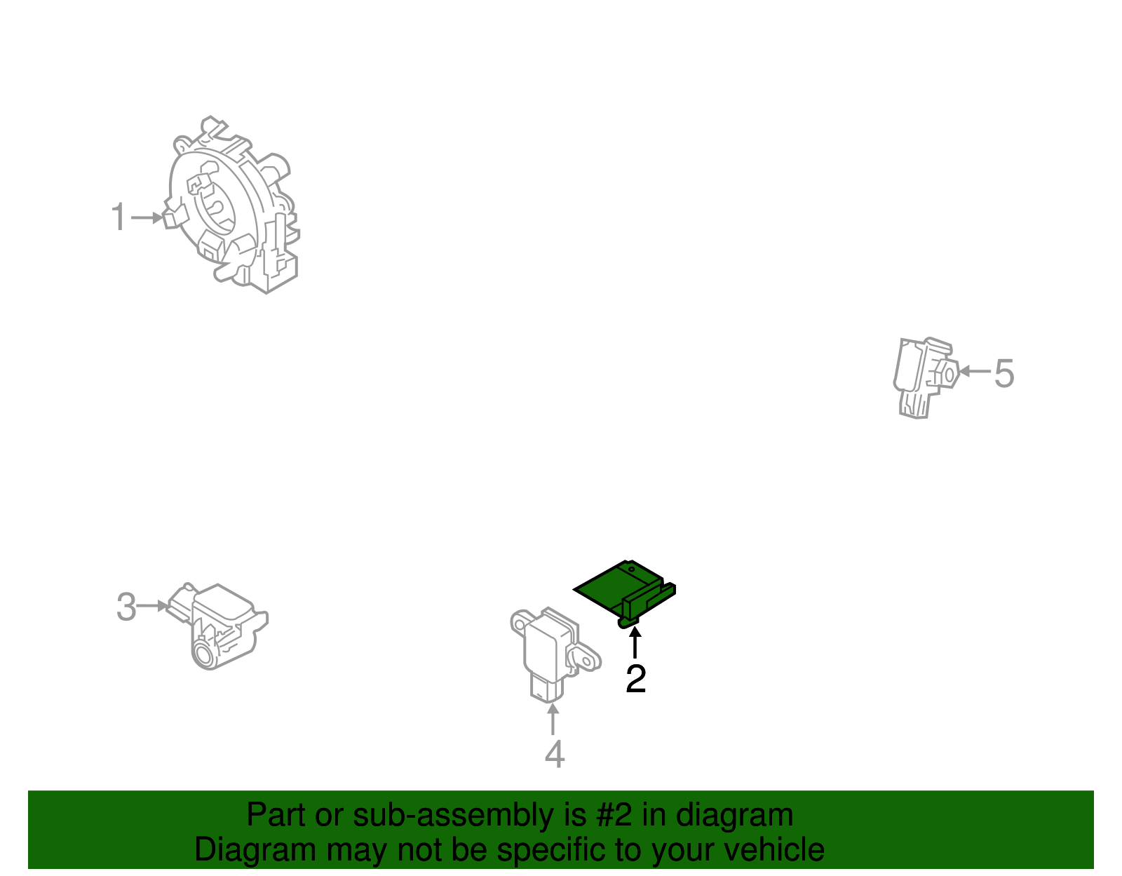 K8820-6AR0A - Diag Unit W/Sens 2017-2019 Infiniti | INFINITI Parts ...