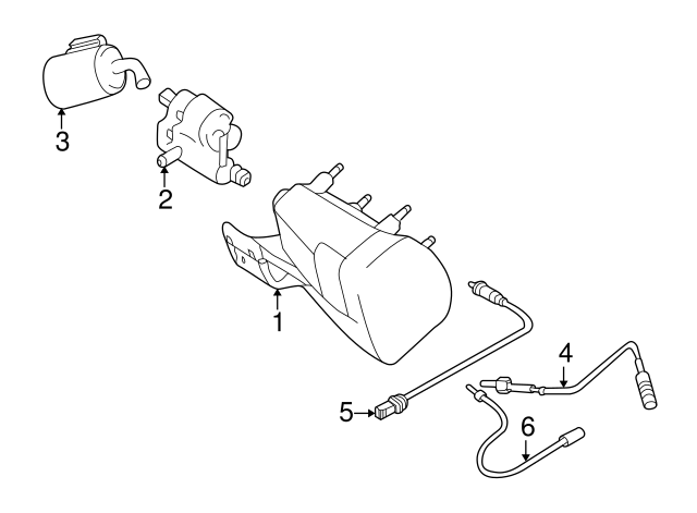 Genuine BMW 16-13-6-756-440 | Evaporative Emissions System Leak ...