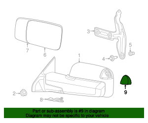68302828AA - Signal Lamp - 2013-2020 Ram | Mopar Parts Canada