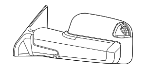 68412769AC - Outside Rear-View Mirror Left - 2013-2020 Mopar | Mopar ...