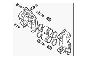 2013-2023 Nissan Caliper 41001-3JA0C | QuirkParts