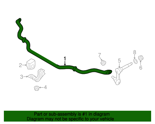 2011-2019 Infiniti Stabilizer Bar 54610-1MA0A | Faulkner Infiniti of ...