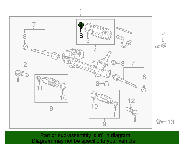 2016-2023 GM Steering Gear Drive Coupling 23449521 | GMPartsDirect.com