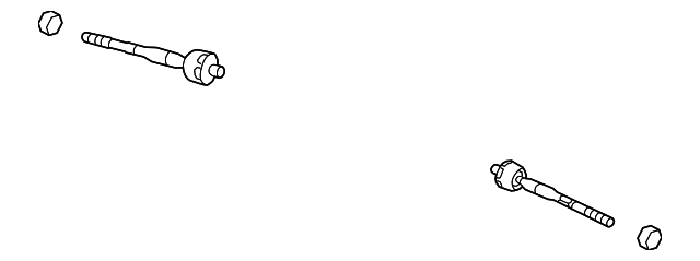 2016-2024 GM Steering Linkage Inner Tie Rod Kit 23449526 GM ...