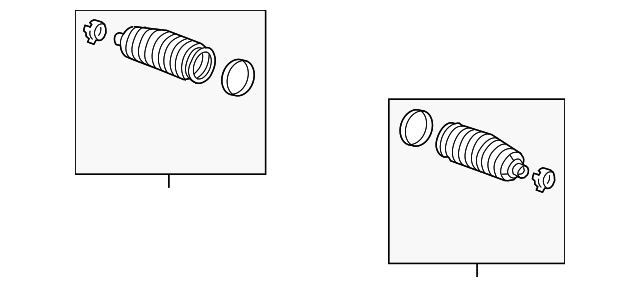 OEM GM Rack and Pinion Boot Kit with Clamps For 2016-2024 GM - Part No ...