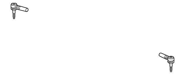 2016-2024 GM Driver Side Outer Steering Tie Rod End 23449522 GM ...