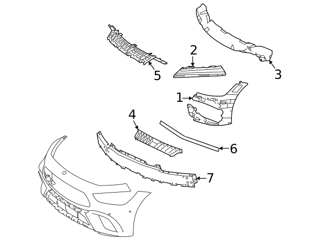 2019-2021 Mercedes-Benz Mount Panel 290-885-63-00 | MB OEM Parts