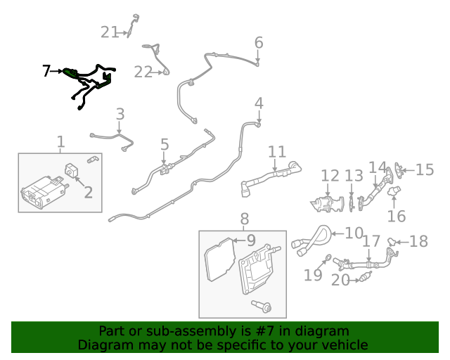 LX6Z-9D289-SH - Tube Assembly - 2020-2022 Ford | Eastgate Ford Parts CA