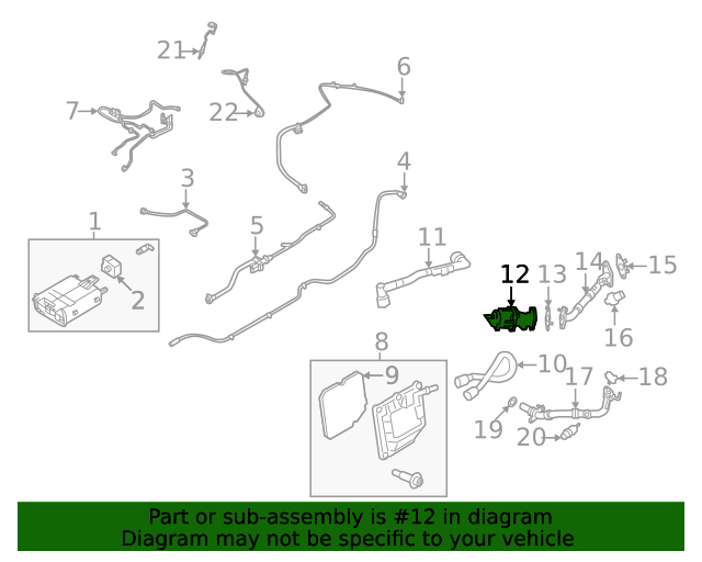 Valve Exhaust Gas Recirculat K2GZ-9D475-B | TascaParts.com