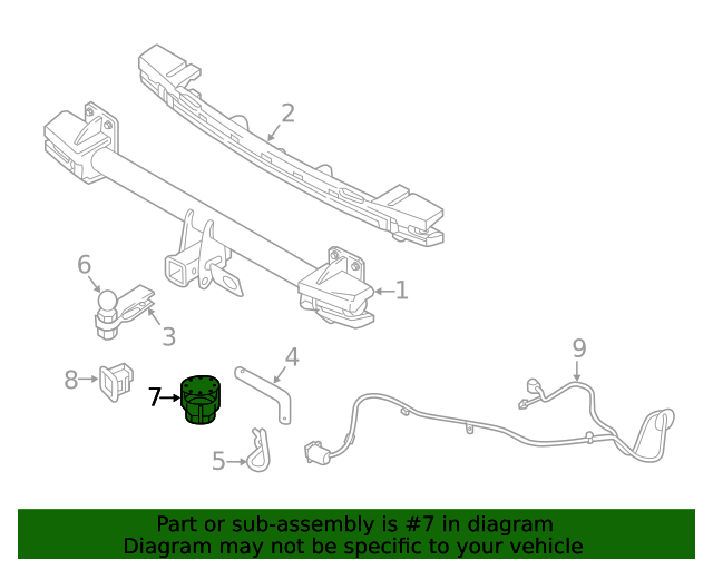 31439260 - Trailer Hitch Ball Cap 2016-2023 Volvo | AutoNationParts.com