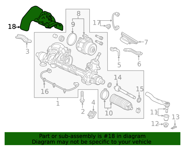 53692-TGH-A00 - Rack and Pinion Heat Shield 2017-2021 Honda Civic ...