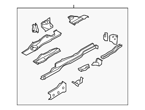 2009-2019 Dodge Journey Rail Assembly 5155178AG | TascaParts.com