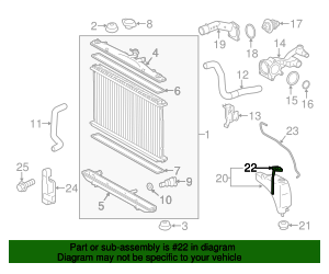 16405-0P040 - Engine Coolant Reservoir Cap 2010-2015 Lexus | AutoNation ...