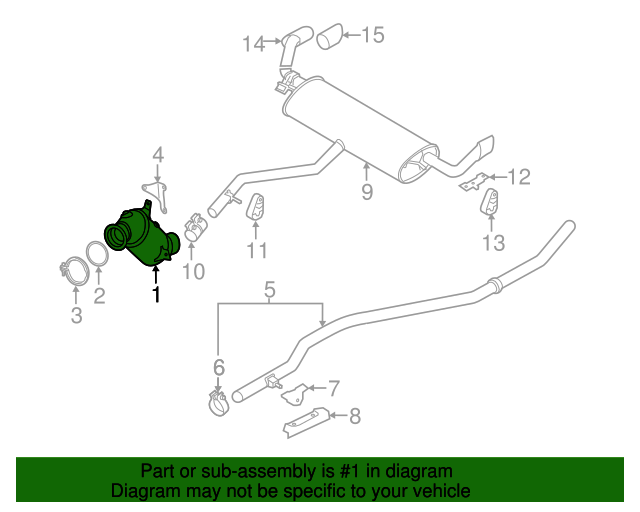 18-32-7-643-427 - Catalytic Converter - 2014-2019 BMW | BMWPartsHub