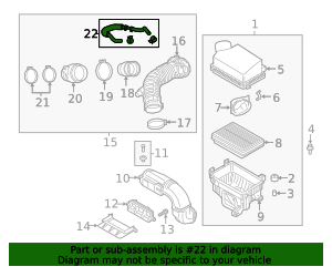 2019-2021 Hyundai Veloster PCV Hose 26720-2B730 | OEM Parts Online