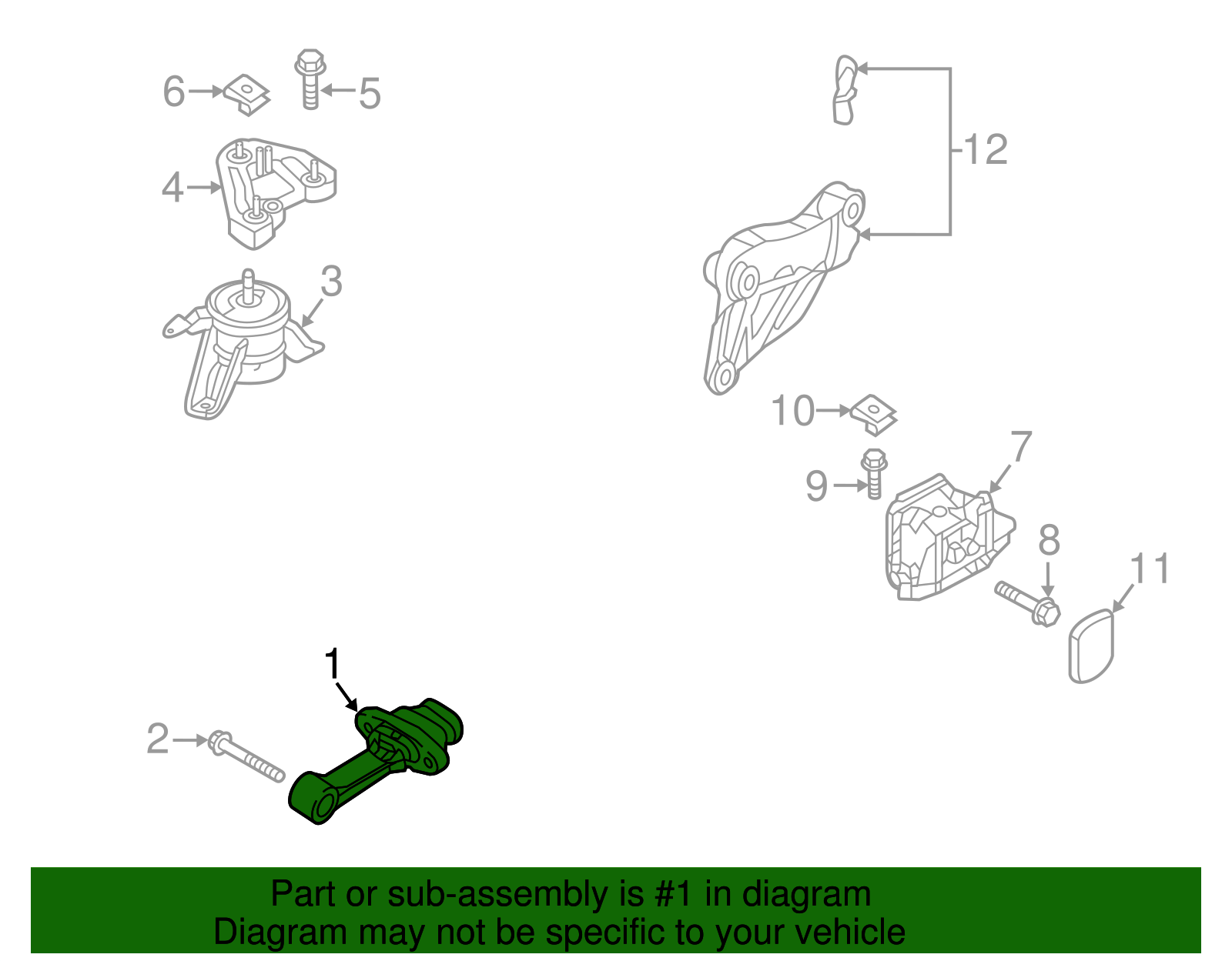 2015-2017 Hyundai Sonata Torque Arm 21950-C1100 | OEM Parts Online