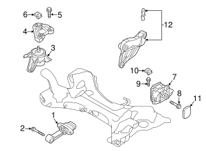 21950-C1100 - Torque Arm 2015-2017 Hyundai Sonata | AutoNationParts.com
