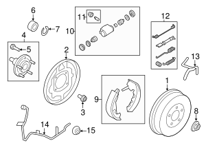 2007-2012 Ford Flex Hose - Driver's Side (LH) 9L8Z-2A442-B ...