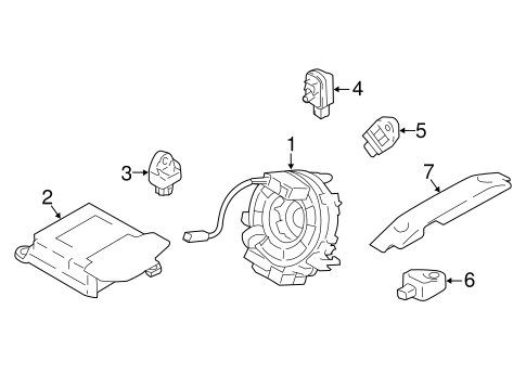 Air Bag Components for 2019 Subaru Crosstrek | Subaru Parts Store