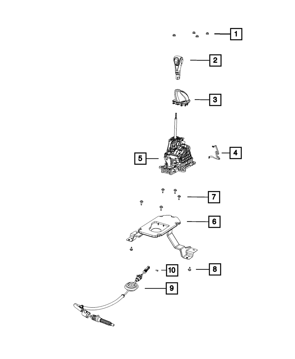 68187803AA - Shifter Jumper Wiring 2013-2016 Dodge Dart | Big 3 Auto Parts