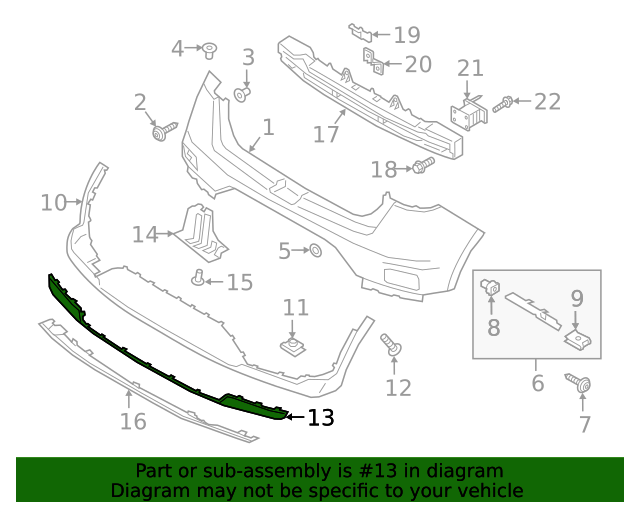 2020-2024 Hyundai Venue Cover Molding 86618-K2000 | OEM Parts Online