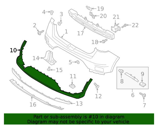 2020-2023 Hyundai Venue Lower Molding 86612-K2030 | HyundaiOEMPart.com