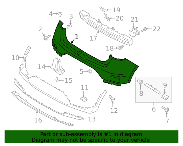 2020-2024 Hyundai Venue Bumper Cover 86610-K2030 | OEM Parts Online