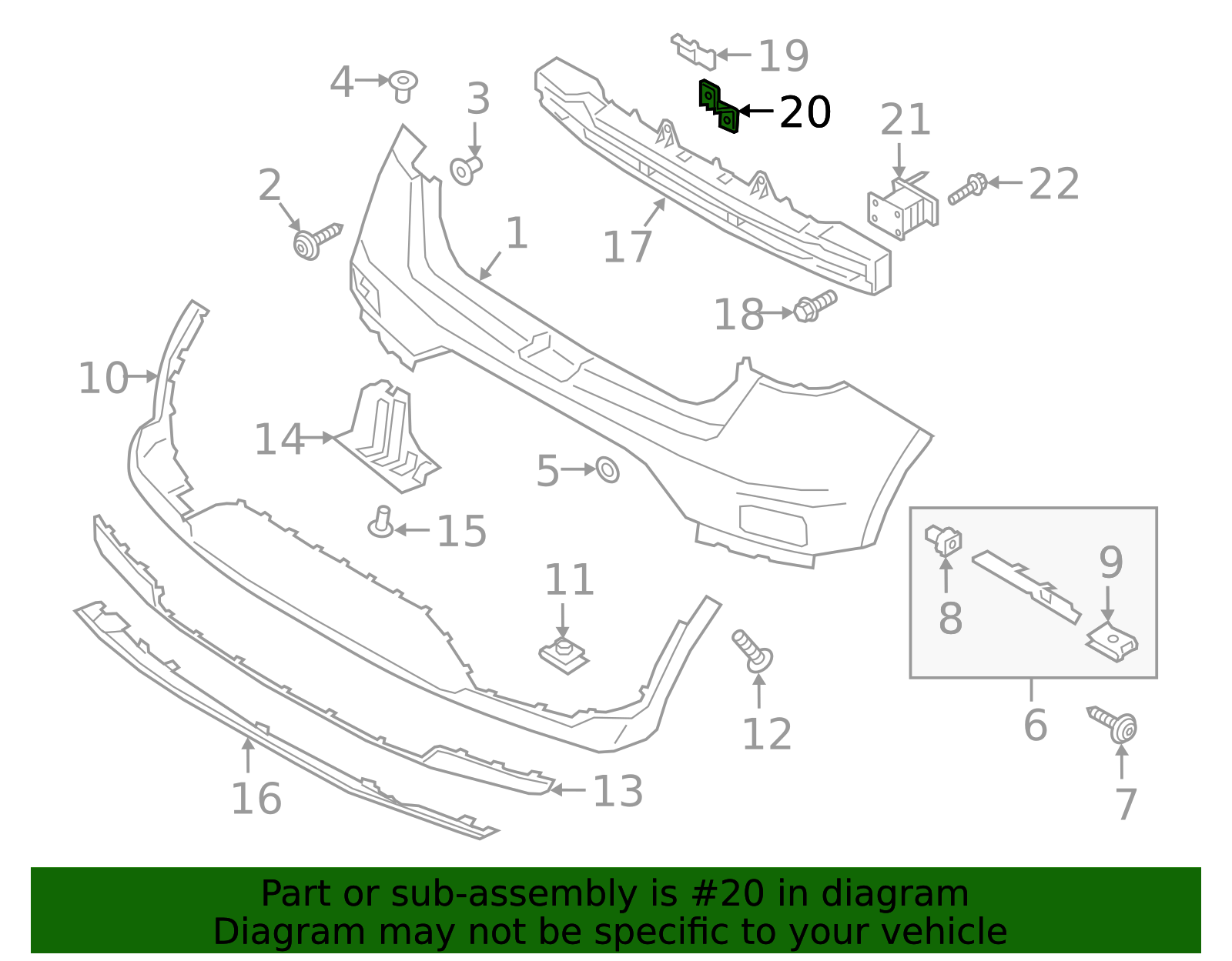 2020-2025 Hyundai Venue Reinforced Beam Lower Bracket 86636-K2000 | OEM ...