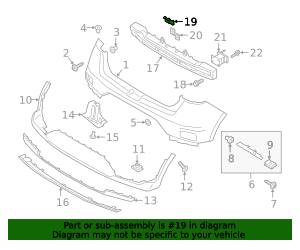 2020-2022 Hyundai Venue Reinforced Beam Upper Bracket 86633-K2000 | OEM ...