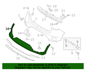 2020-2025 Hyundai Venue Lower Molding 86612-K2020 | OEM Parts Online