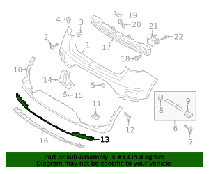 2020-2025 Hyundai Venue Cover Molding 86618-K2000 | OEM Parts Online